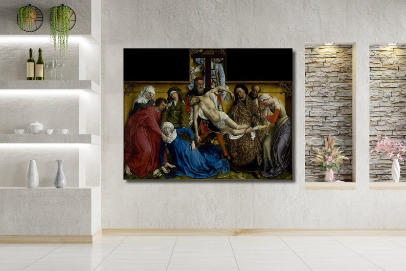 Roger Van Der Weyden-descent From the Cross C1435 Museum Quality Oil Painting Reproduction ...