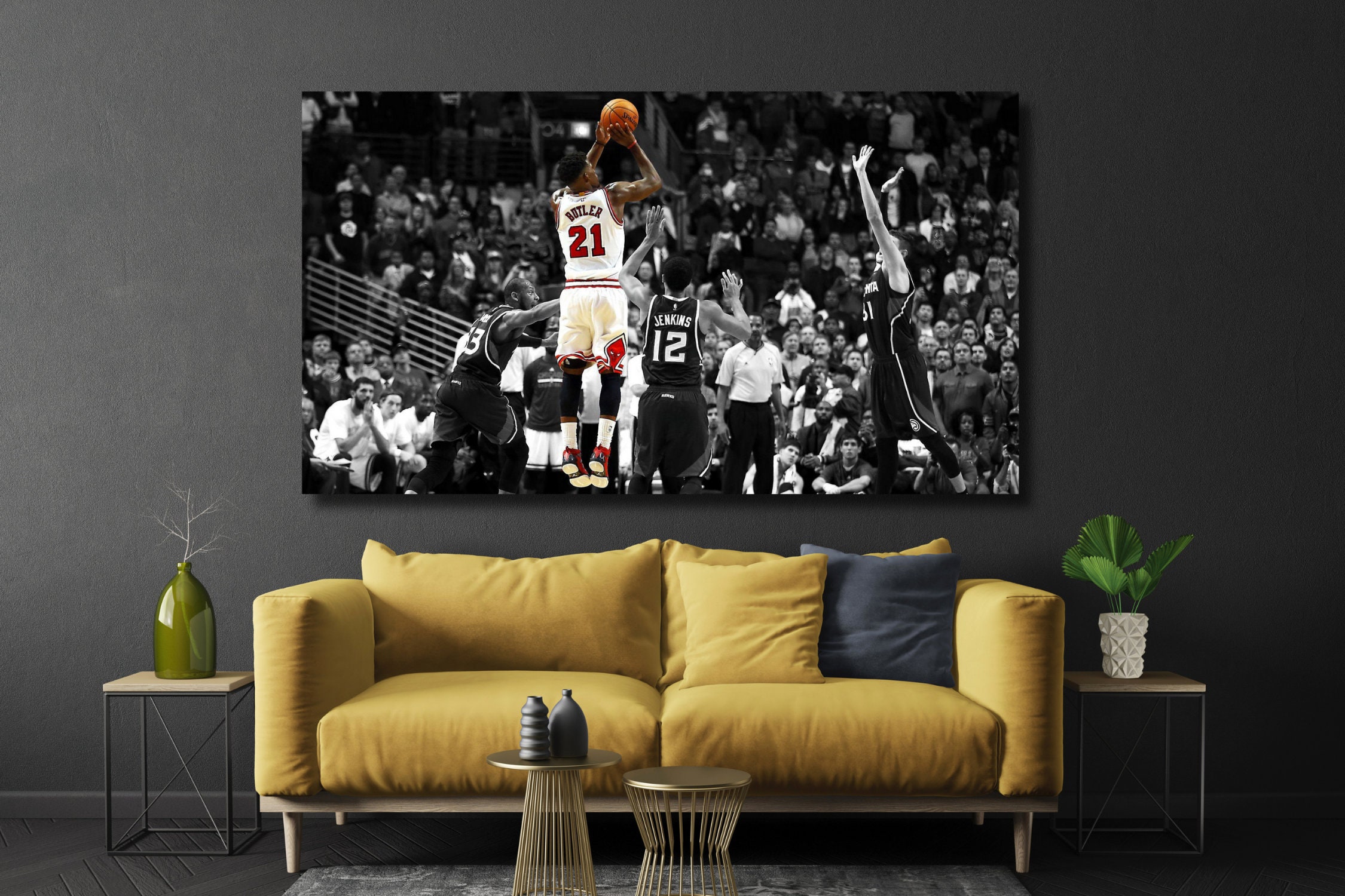 Jimmy Butler Last Shoot Poster Print Art,game Winner Shoot Poster Art ...