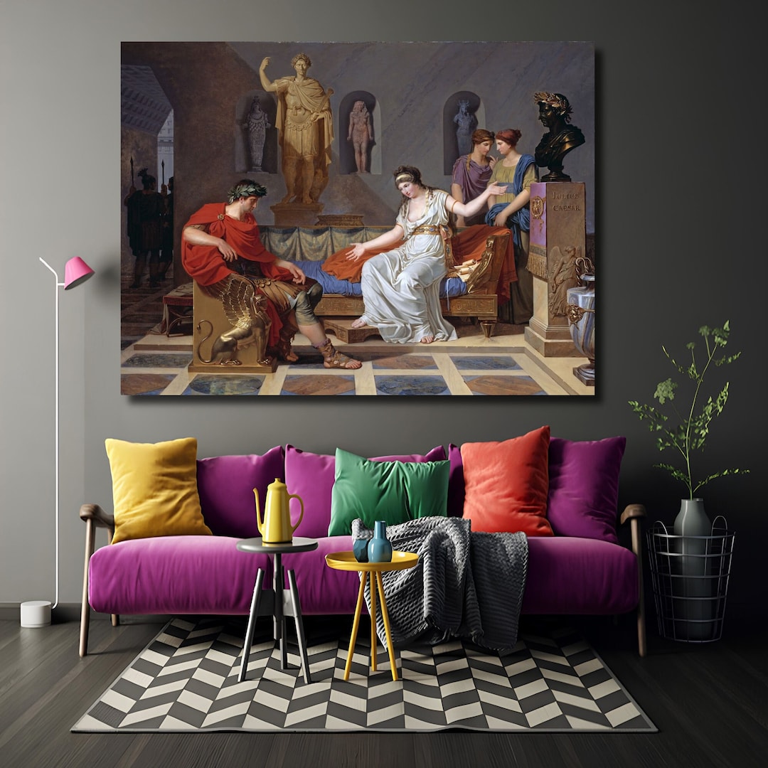 Louis Gauffier:cleopatra and Octavian Poster / Print, Fine Art Print ...