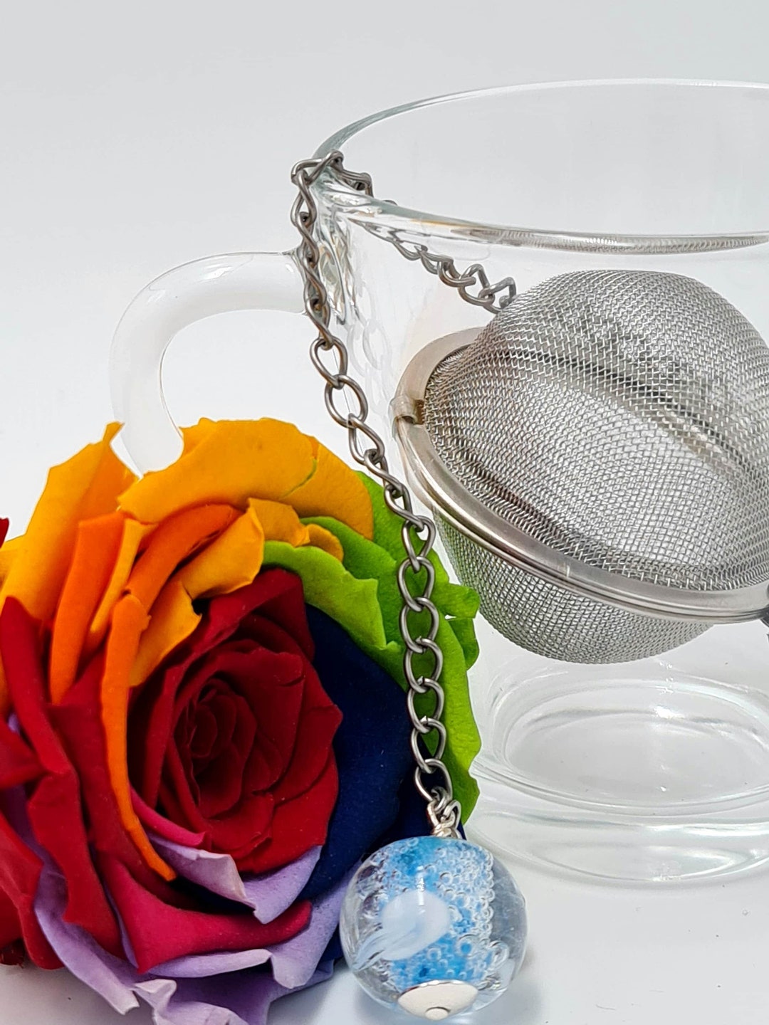 Flame-spun Glass Bead Infusion Ball - Etsy