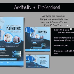 Painting Services Flyer Templates Social Media Flyer Professional ...