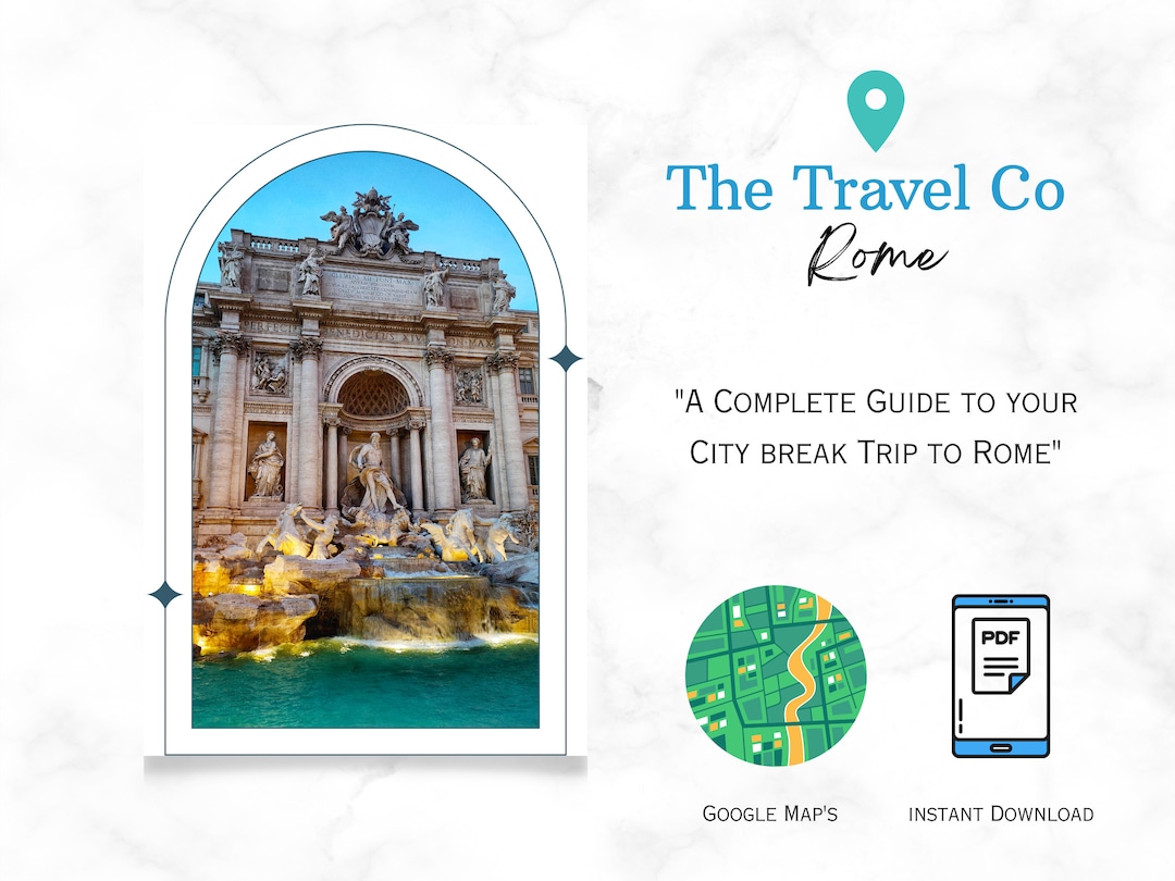 Rome City Guide, Rome Tourist Guide, Rome Guide - Etsy