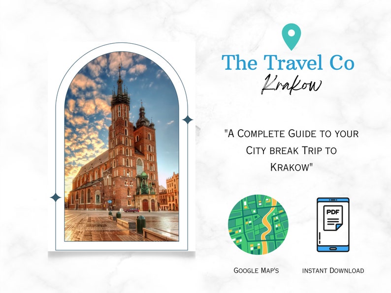 Krakow City Guide, Krakow Tourist Guide, Krakow Guide - Etsy