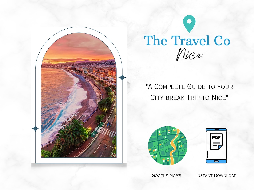 Nice City Guide, Nice Tourist Guide, Nice Guide - Etsy