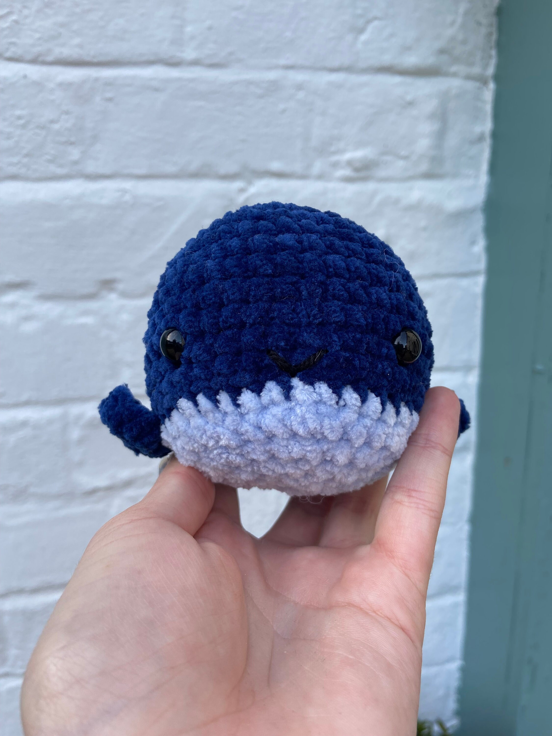 Smiley Whale Plush - Etsy