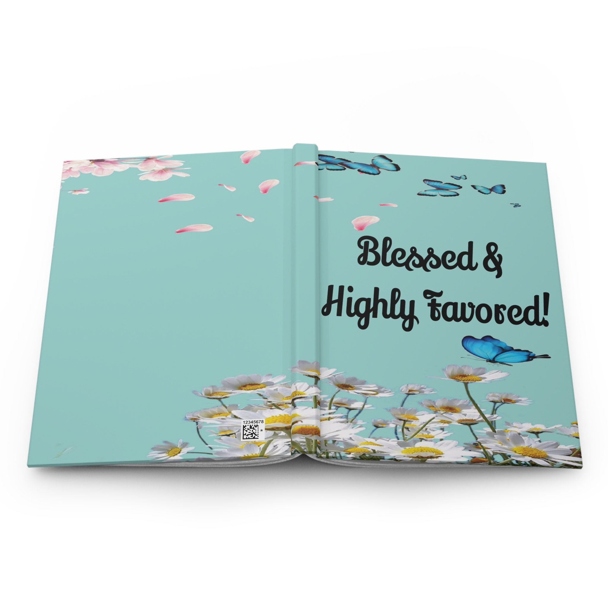 Journal: Hardcover blessed & Highly Favored Journal Companion Great ...