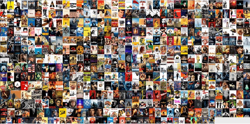 505 Iconic Movie Posters: Classic Cinema Wall Art (digital Download) - Etsy