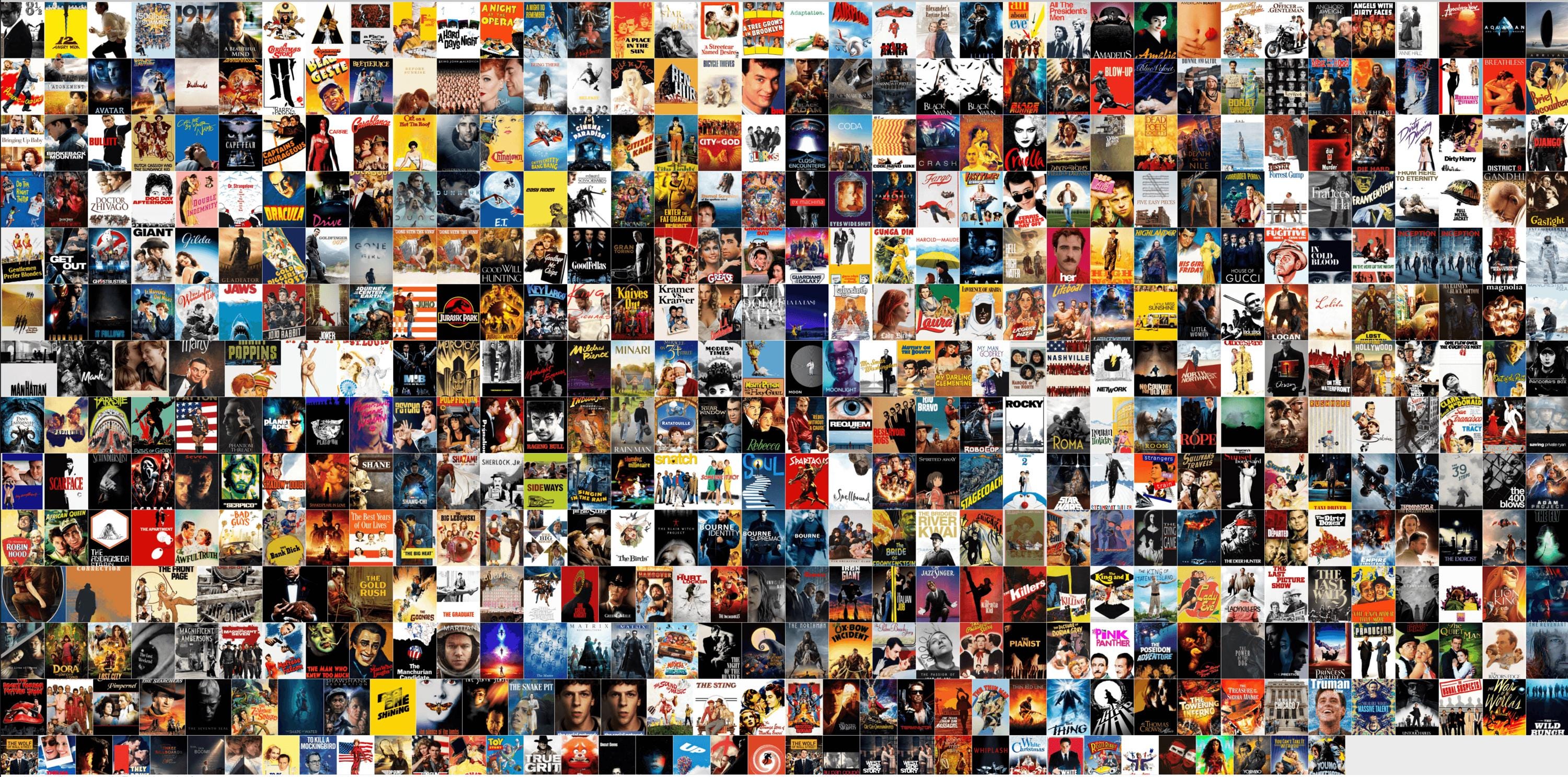 505 Iconic Movie Posters: Classic Cinema Wall Art (digital Download) - Etsy
