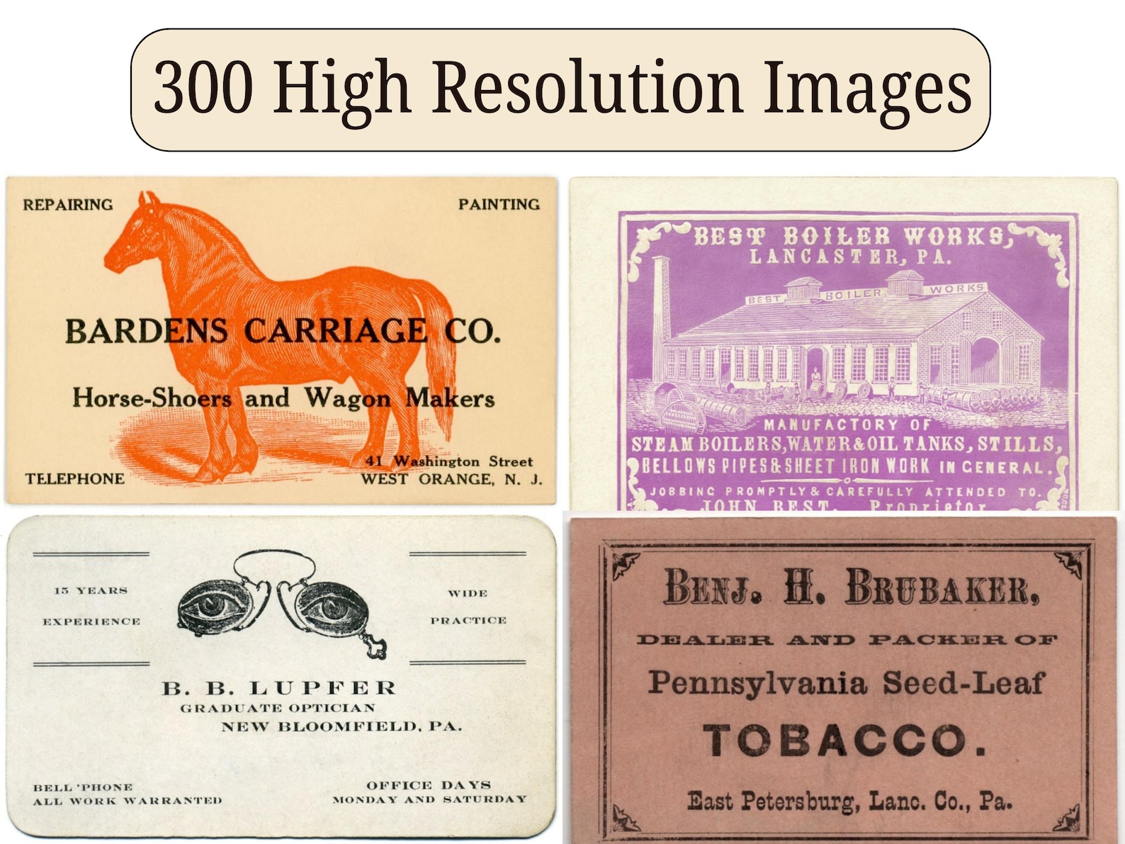 300+ Vintage Business Cards: 1900s Ephemera for Junk Journals (digital ...
