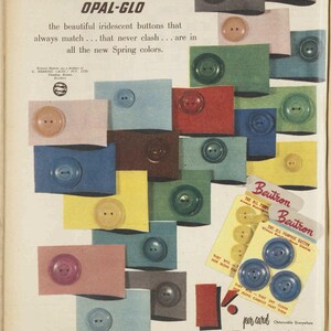 Vintage 1950s Advertising Ephemera: Mid-century Retro Art (digital ...