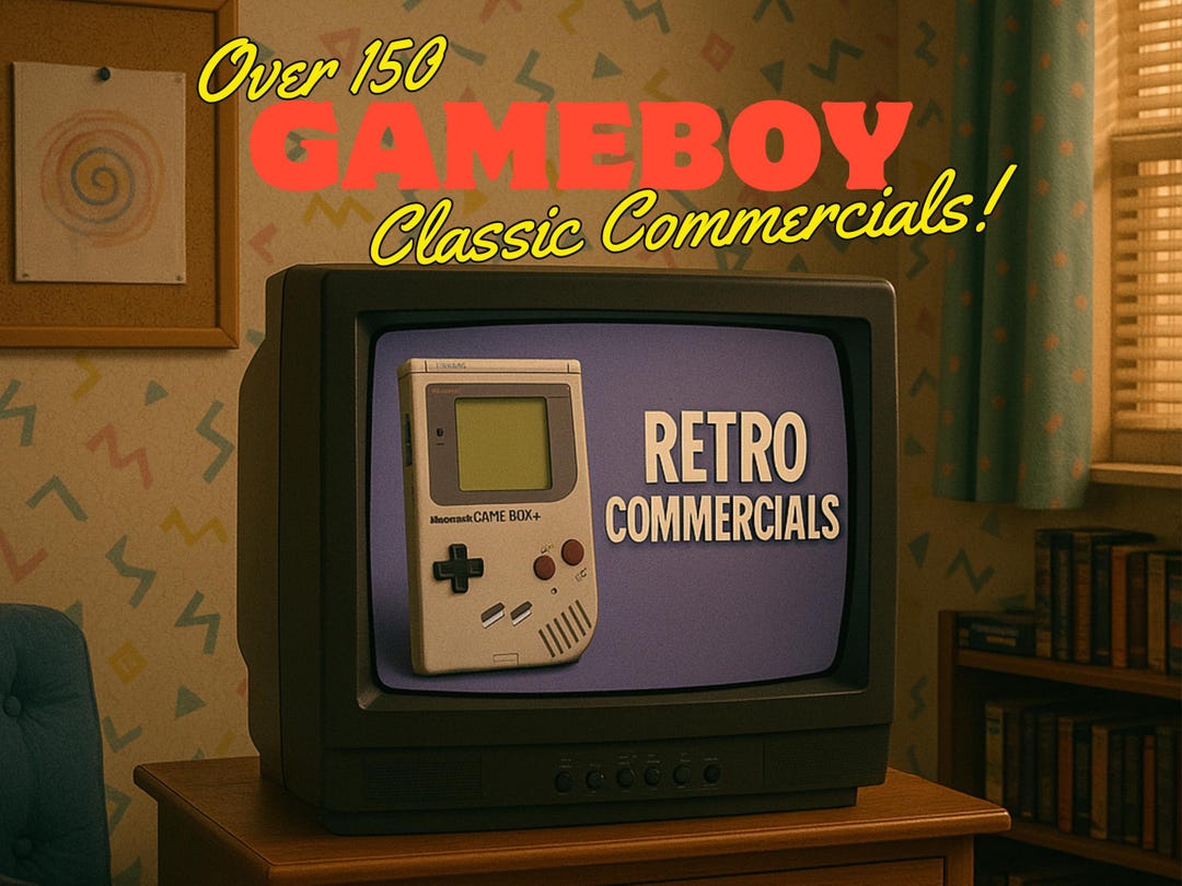 90s Game Boy Commercial Collection: Retro Gaming TV Ads (digital ...