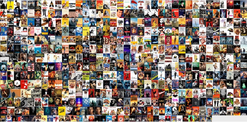 505 Iconic Movie Posters: Classic Cinema Wall Art (digital Download) - Etsy