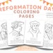 Reformation Lesson Printable Reformation Day Coloring Pages for Kids ...