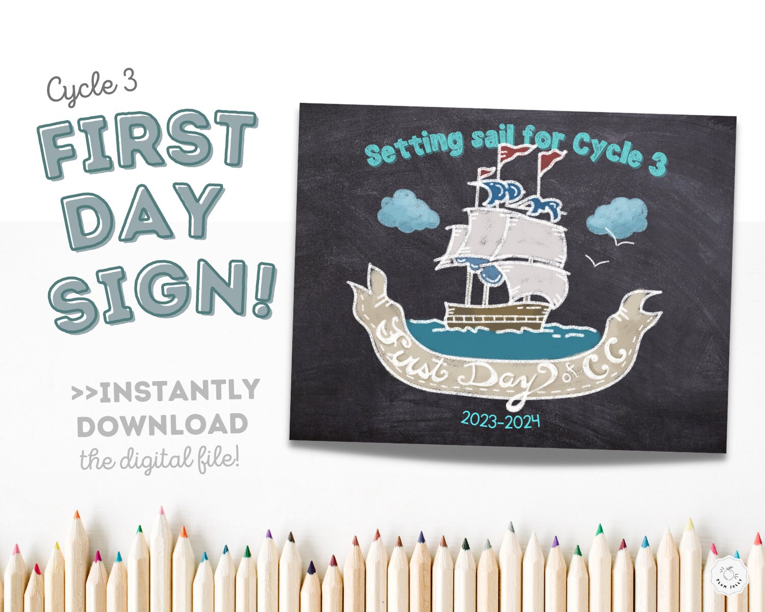 First Day of Classical Conversations Sign: First Day of Cycle 3 ...