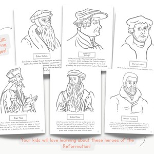 Reformation Lesson Printable Reformation Day Coloring Pages for Kids ...