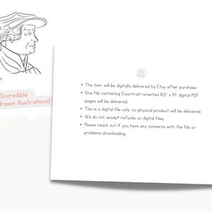 Martin Luther Printable Protestant Reformation Day Coloring Pages for ...