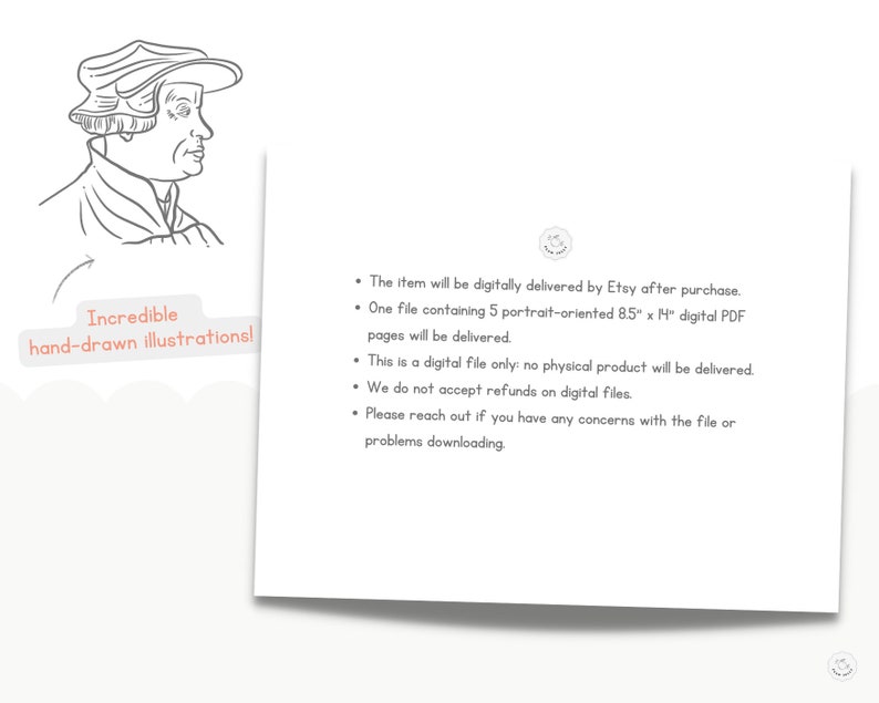 Martin Luther Printable Protestant Reformation Day Coloring Pages for ...