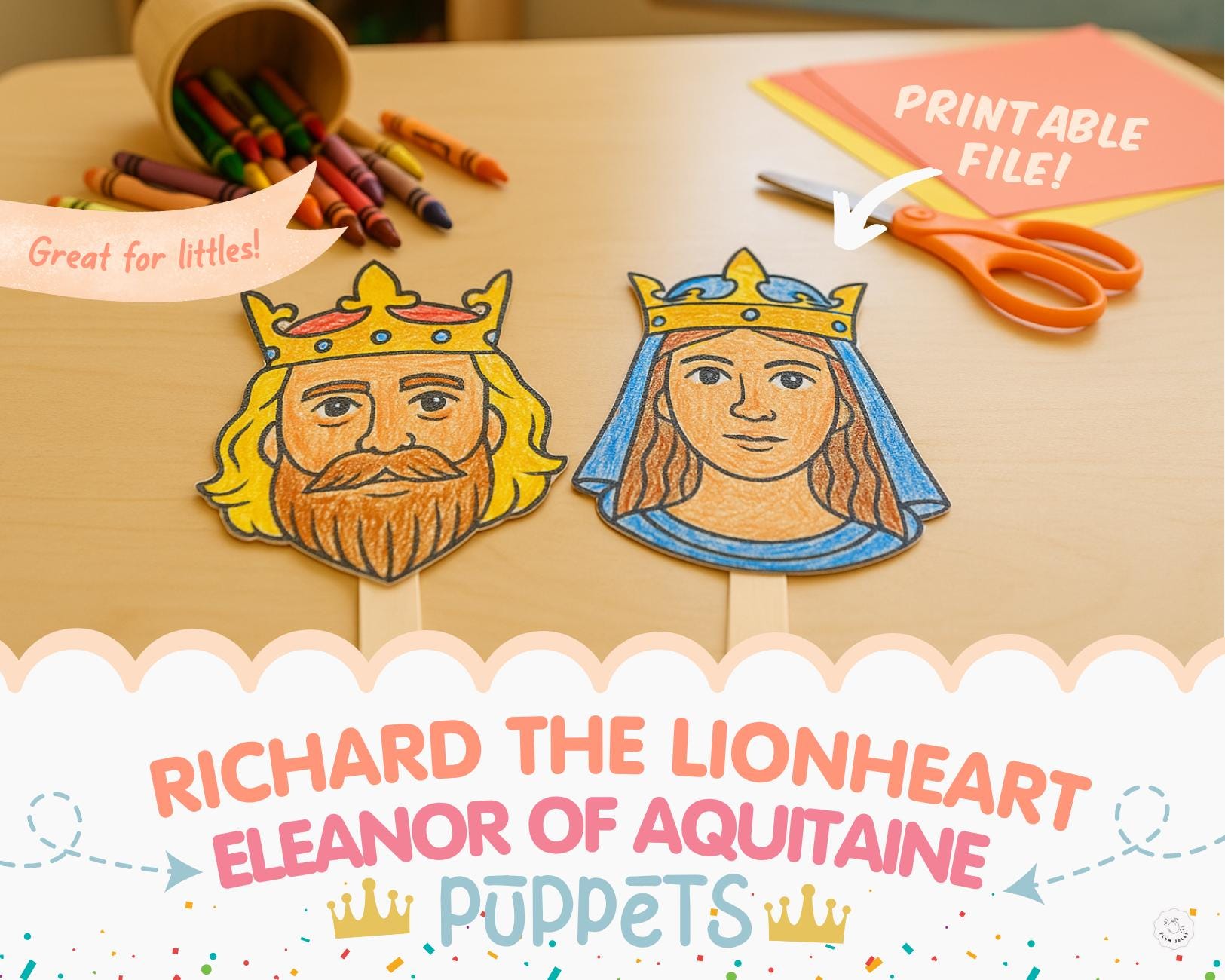 Cycle Two History Craft Printable Puppet - Etsy