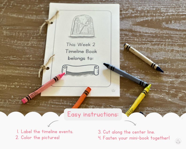 Cycle 1 Week 2 Timeline Printable Coloring Pages Homeschool Printable ...