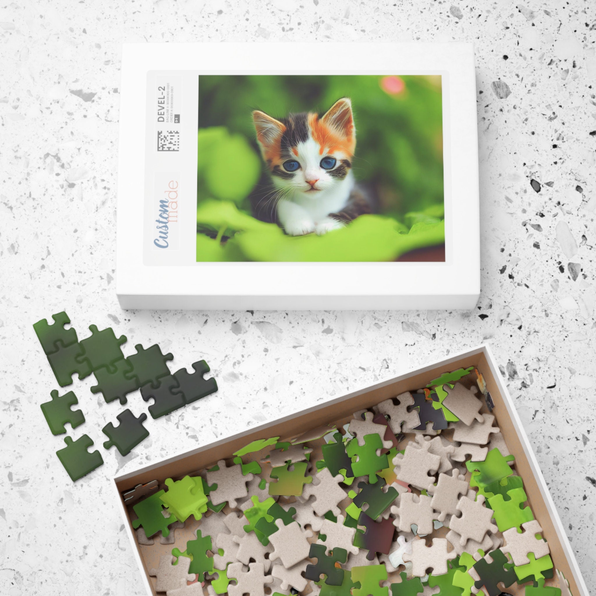 Calico Kitten Jigsaw Puzzle, Baby Cat Tiny Kitty Lovers Gift, Pet Cats ...