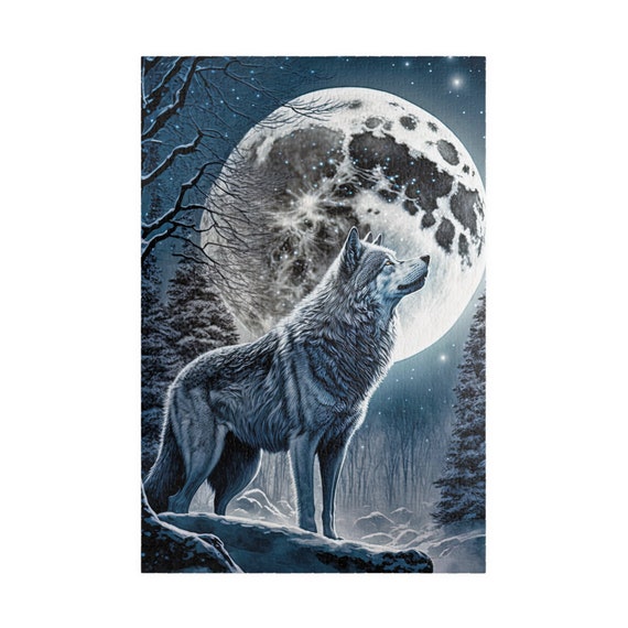 Grey Wolf Howling At The Moon 1,706 Wolf And Moon Stock Photos,