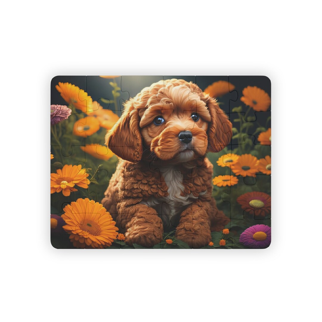 Cockapoo Puppy Kid's Jigsaw Puzzle - Toddler Dog Gift - Children's ...