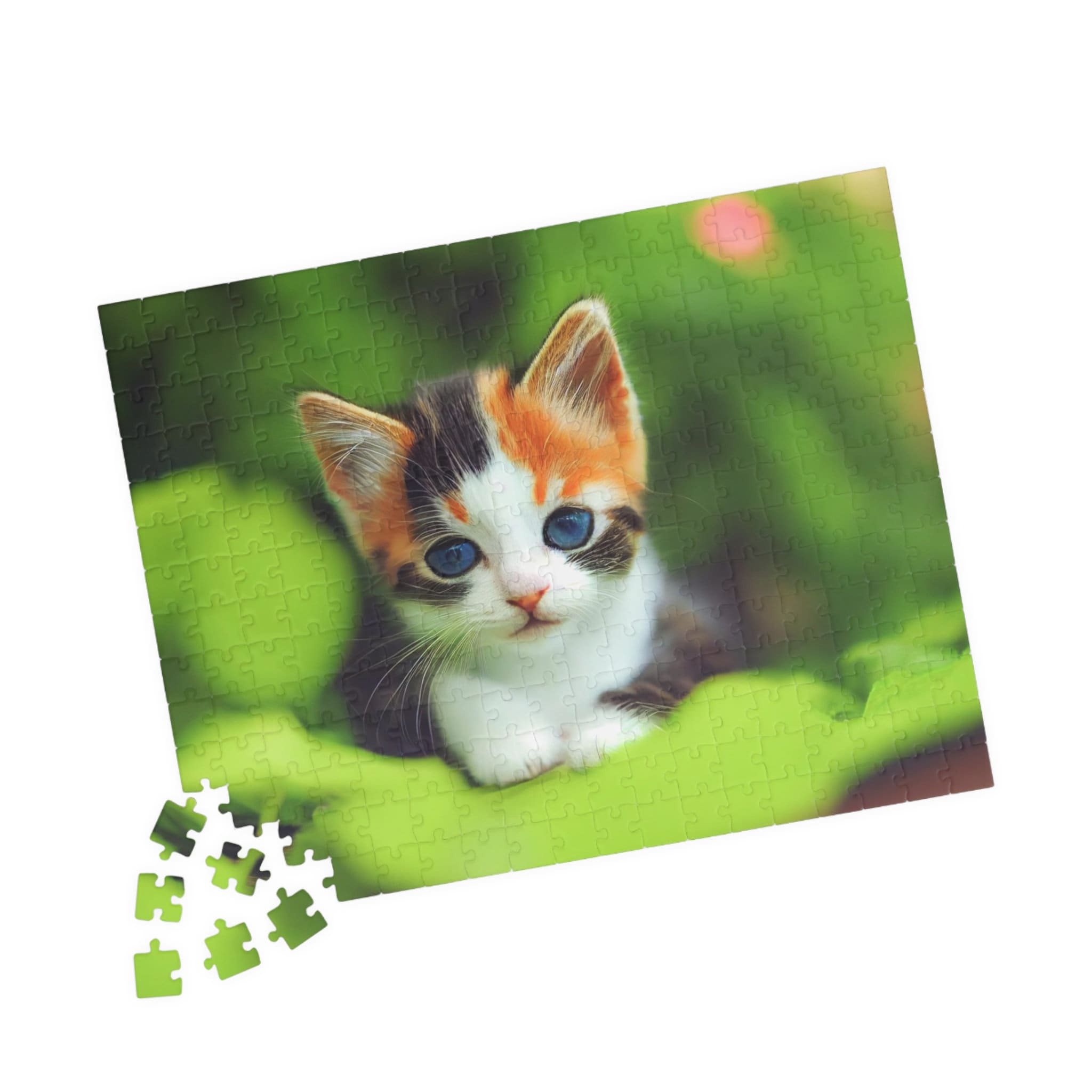 Calico Kitten Jigsaw Puzzle, Baby Cat Tiny Kitty Lovers Gift, Pet Cats ...