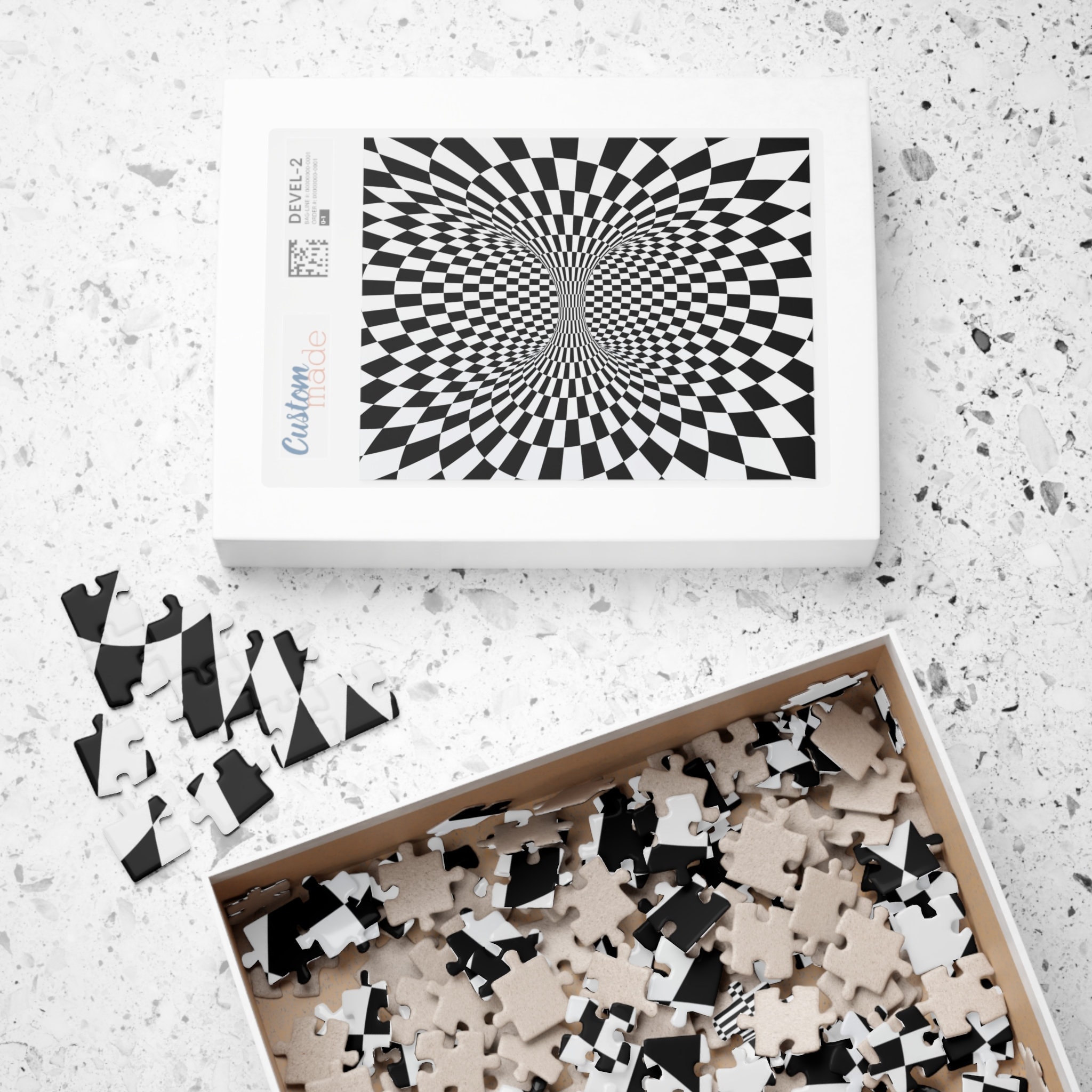 Mind Bender Challenging Jigsaw Puzzle - Optical Illusion Lovers Gift ...