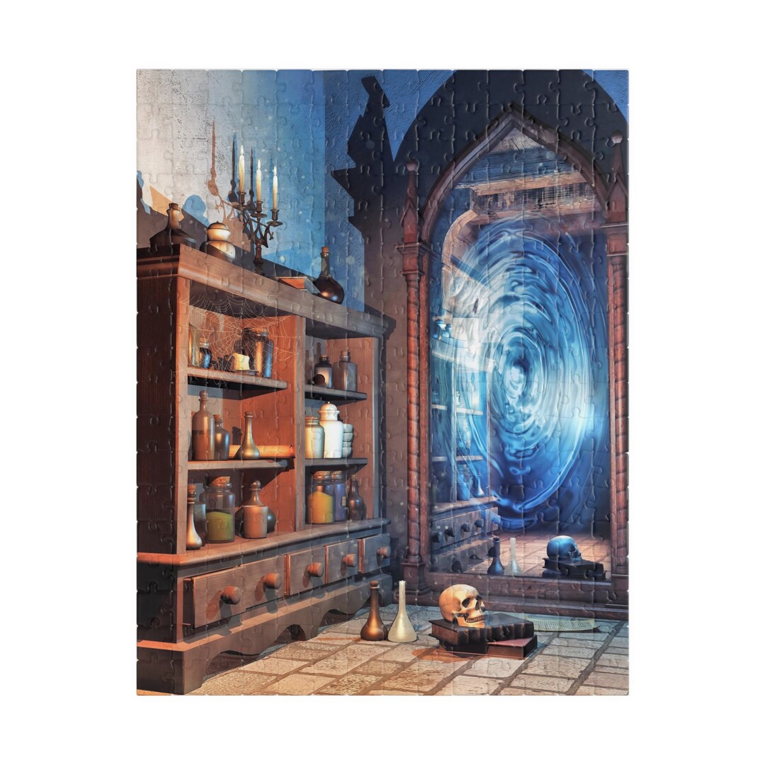 Wizard's Doorway Jigsaw Puzzle - D&D Dungeon Lovers Gift - Magical ...