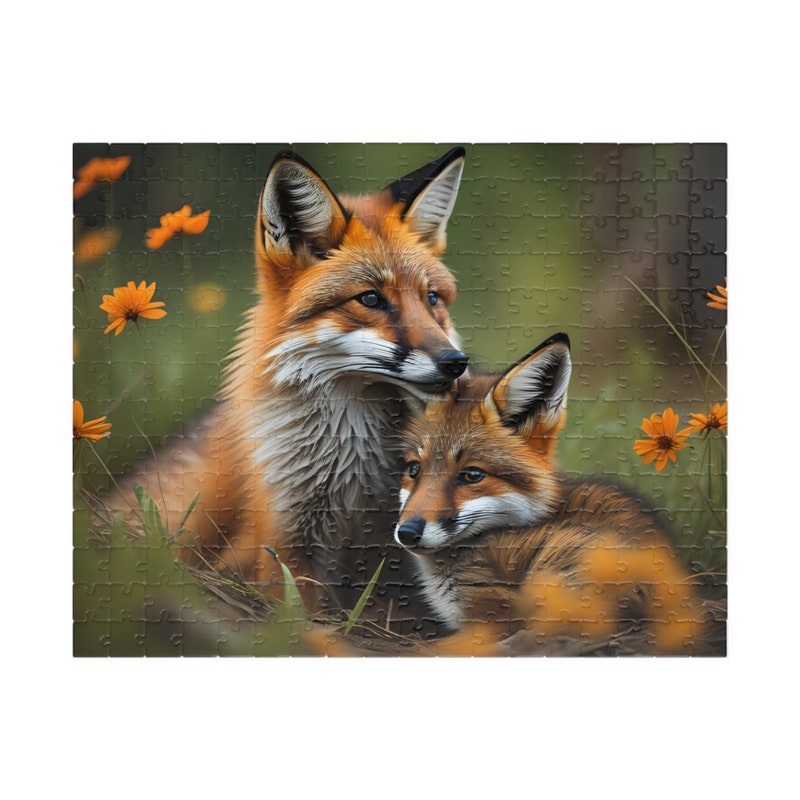 Fox Puzzles for Adults - Etsy