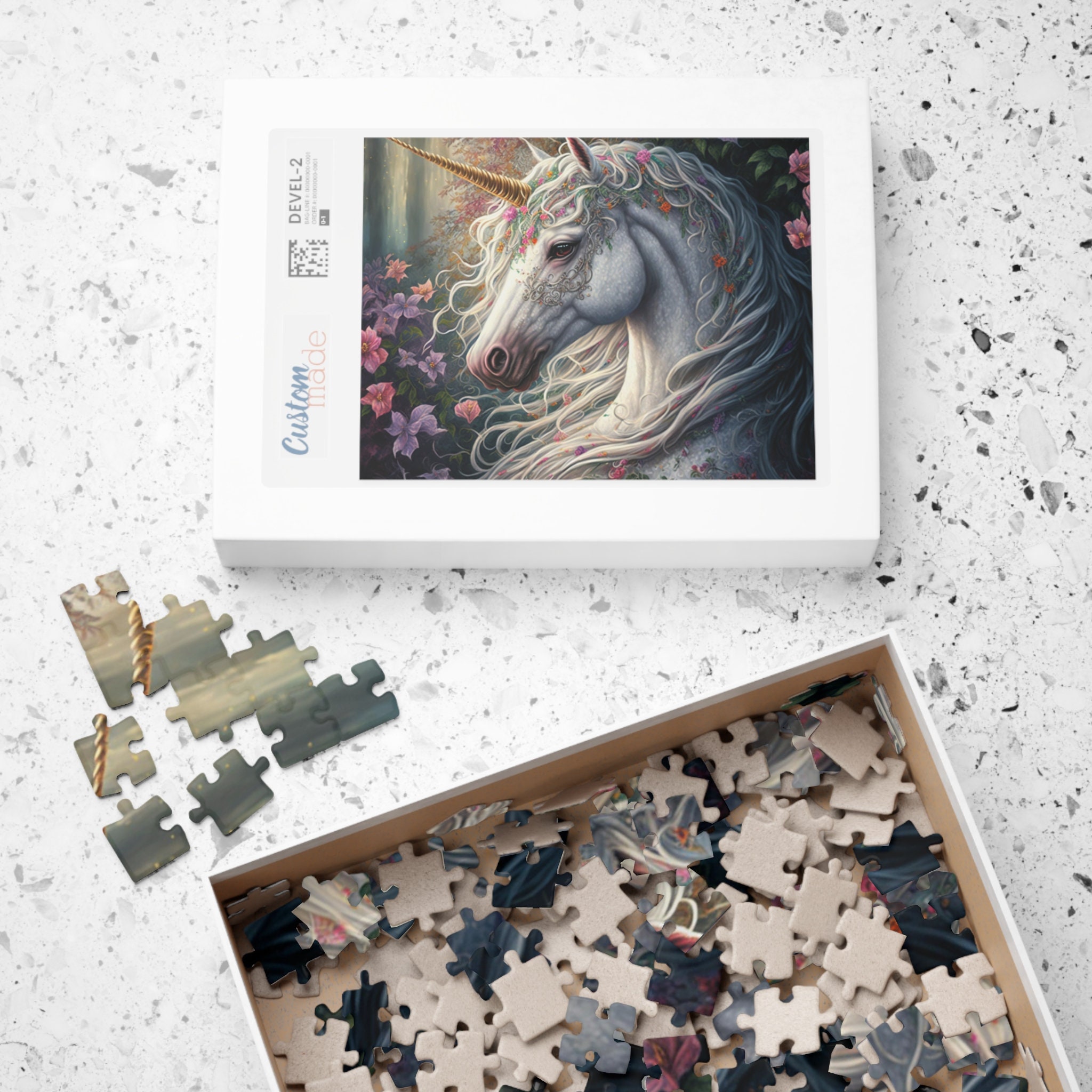 Beautiful Unicorn Jigsaw Puzzle Magic Fantasy Unicorns Lovers Gift ...