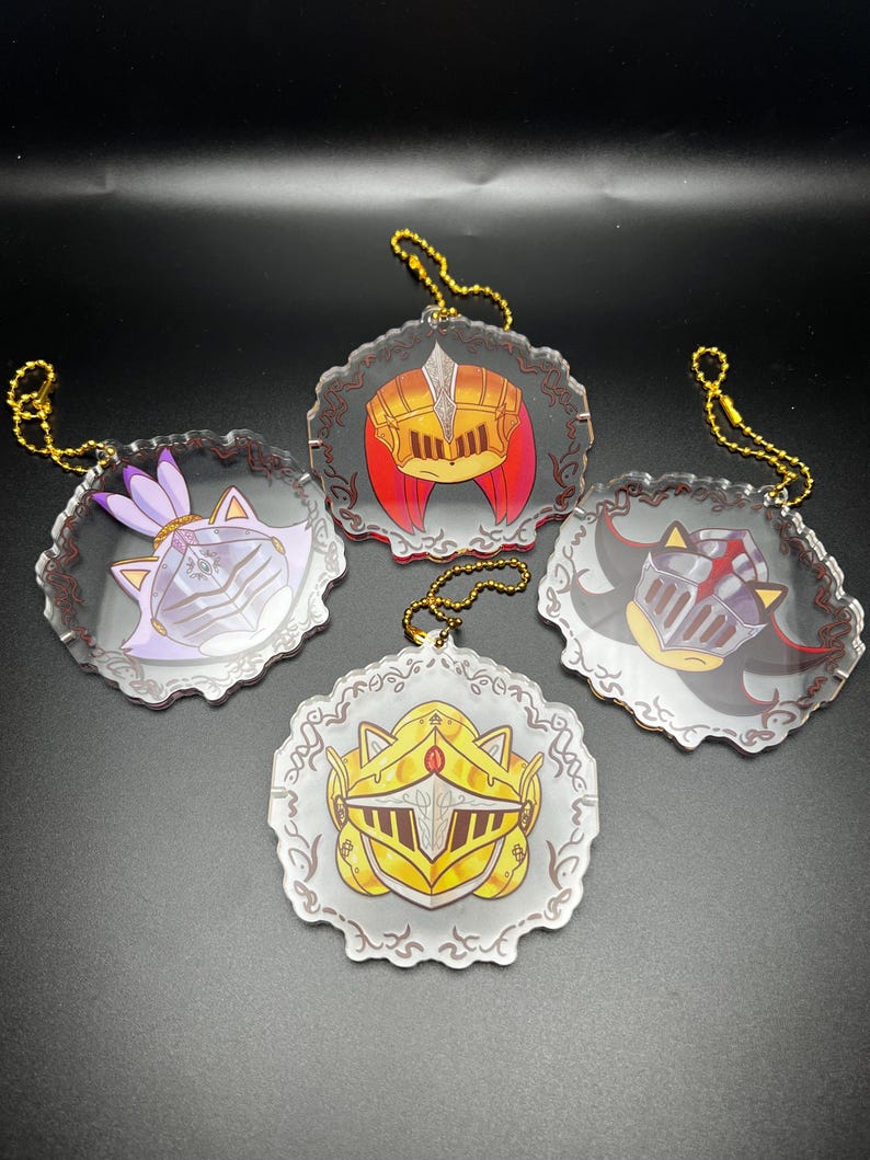 Sonic and the Black Knight Magnetic Keychains (percival, Lancelot ...