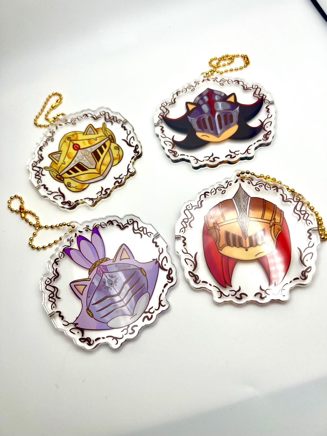Sonic and the Black Knight Magnetic Keychains (percival, Lancelot ...