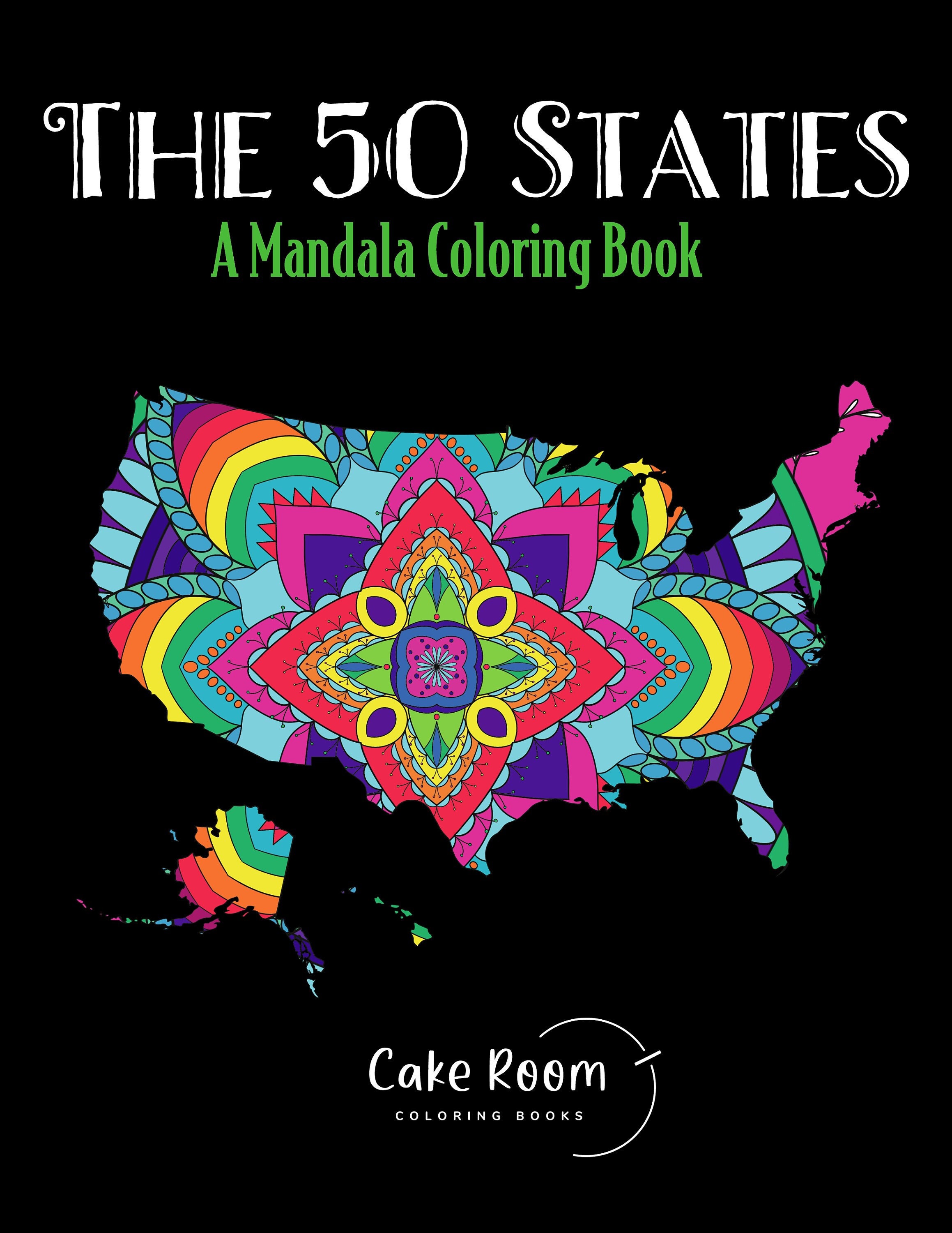 The 50 States: A Mandala Coloring Book - Etsy