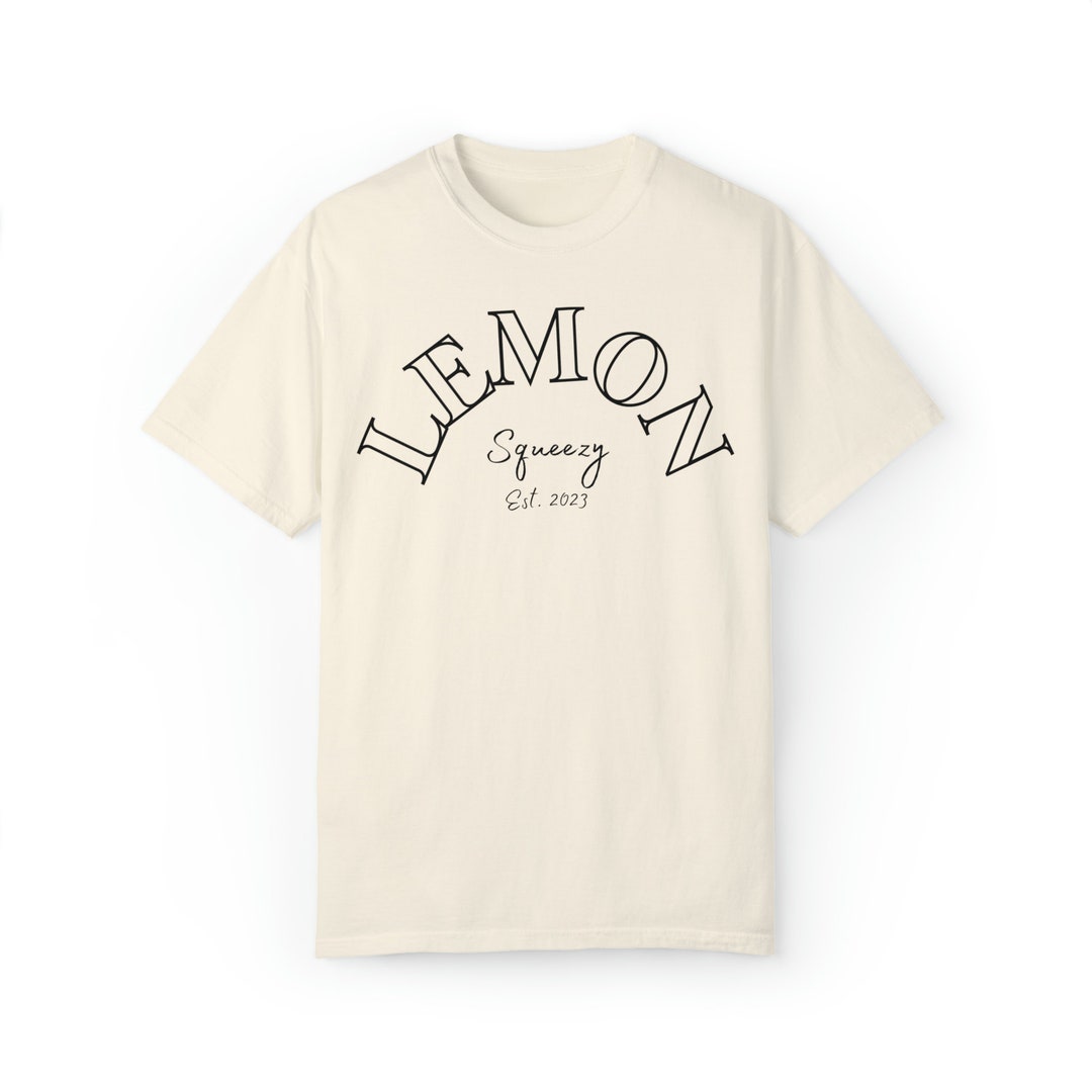 Lemon Squeezy Lemonade Clean Logo T-shirt - Etsy