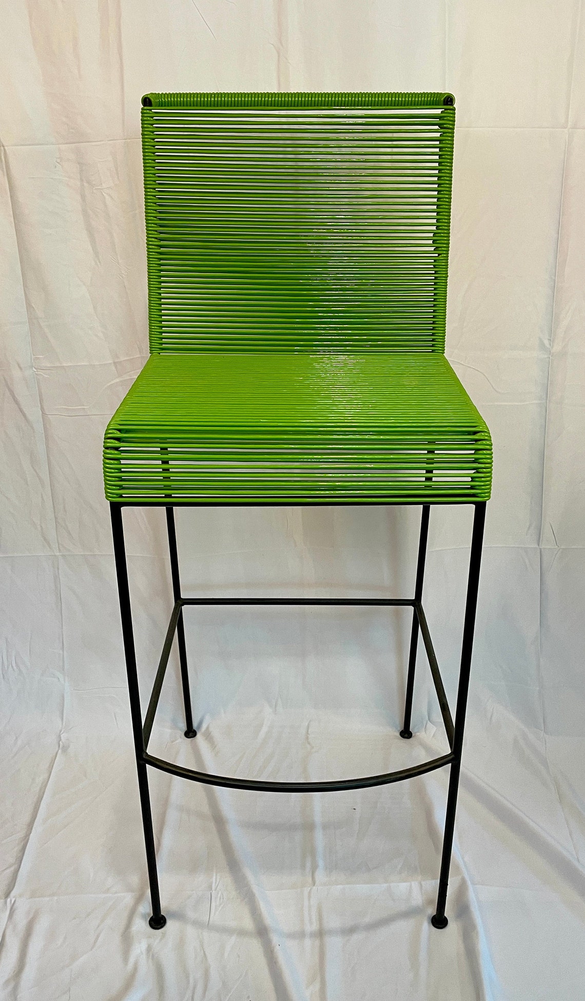 Tall Olive Green Acapulco Baresque Chair - Etsy