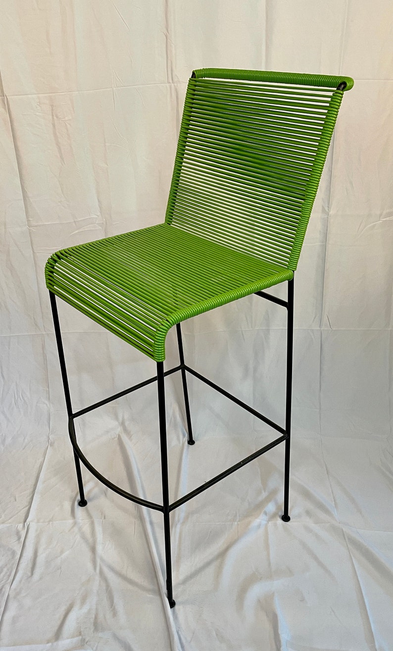 Tall Olive Green Acapulco Baresque Chair - Etsy