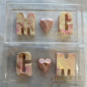 2 Letters Chocolate - Etsy