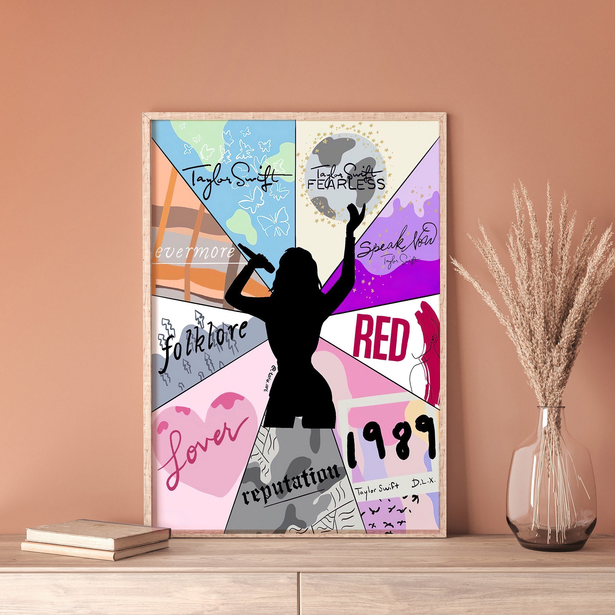 Taylor Swift Poster, Set of 6, Taylor Swift Eras Tour Poster, the Eras ...