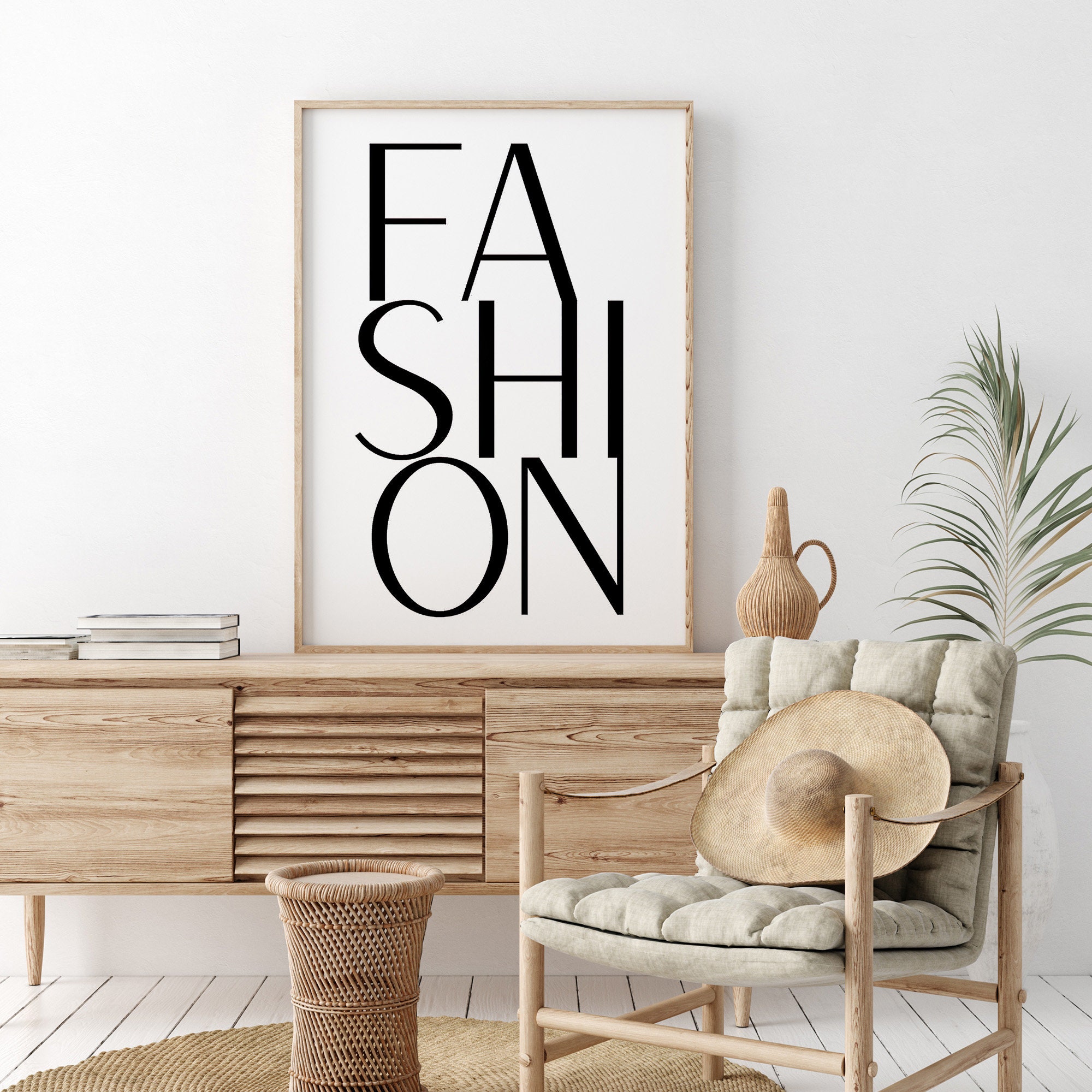 Fashion Poster, Set of 2, Printable Wall Art, Digital Designer Poster ...