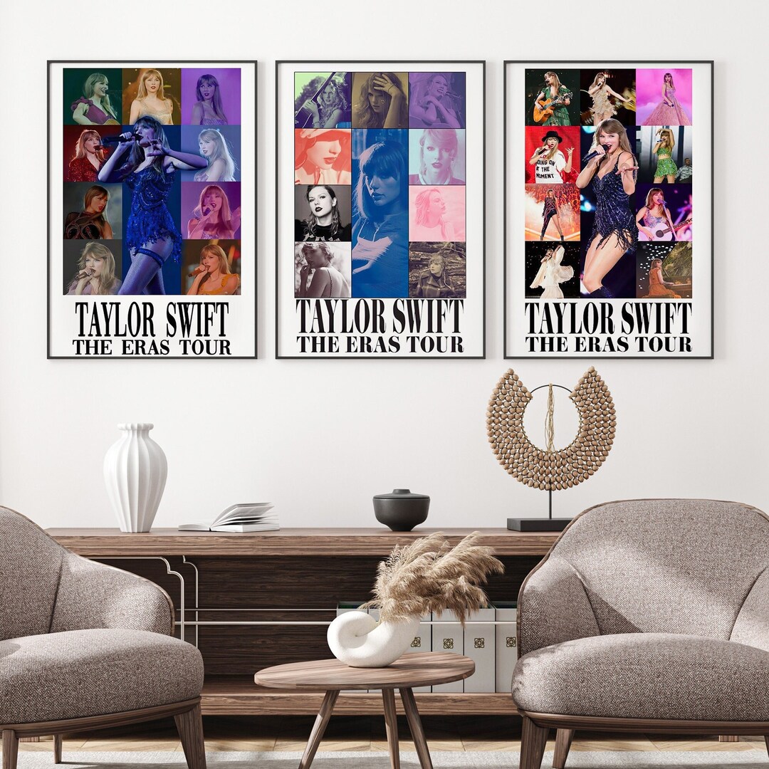 Taylor Swift Eras Tour Poster Set of 3, Taylor Swift Poster, the Eras ...