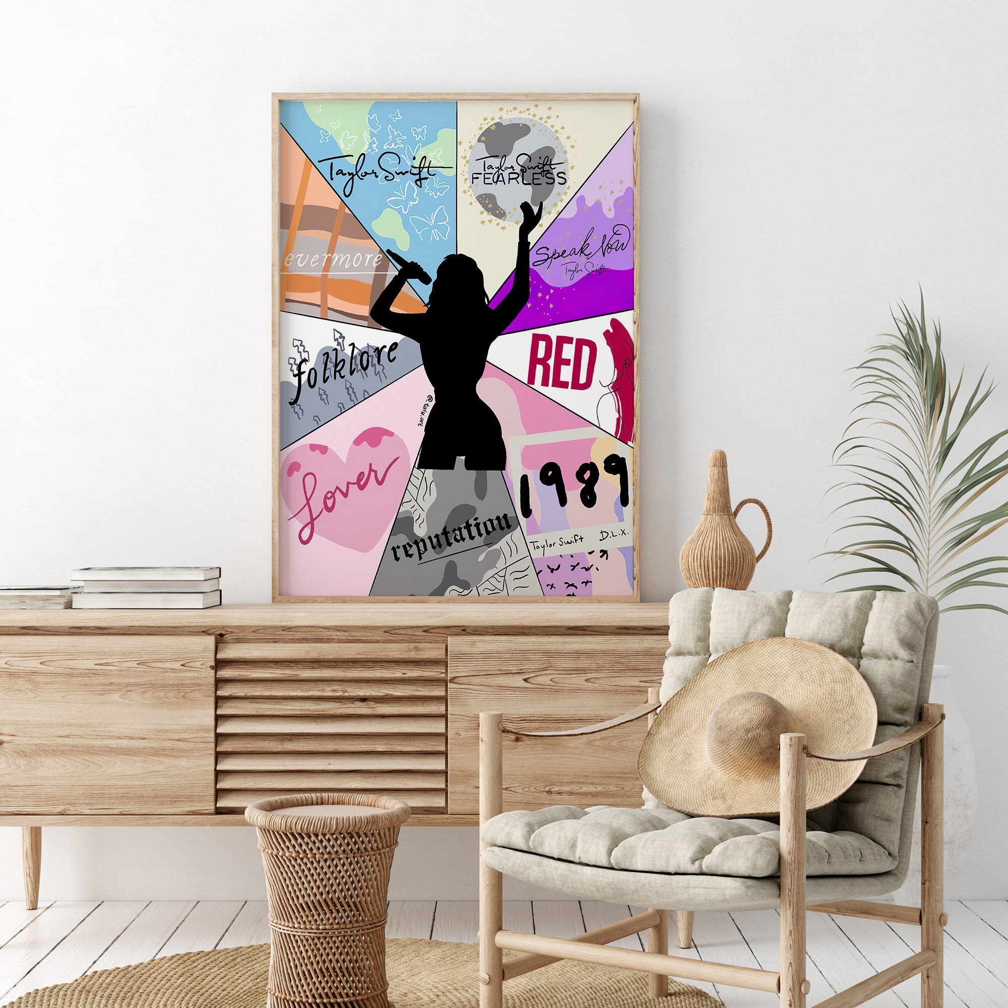 Taylor Swift Poster, Set of 6, Taylor Swift Eras Tour Poster, the Eras ...