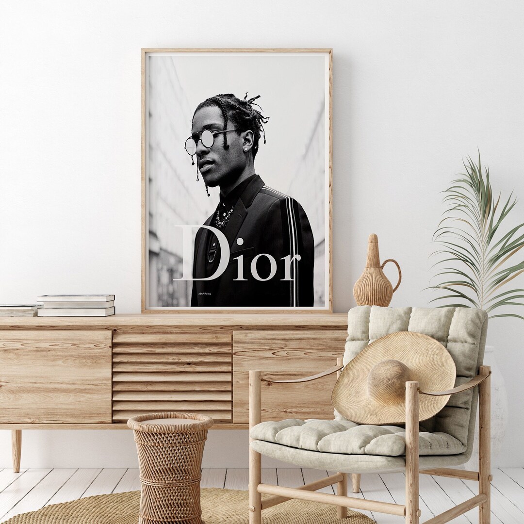 Asap Rocky Poster, Asap Rocky Print, Music Poster, American Rapper ...