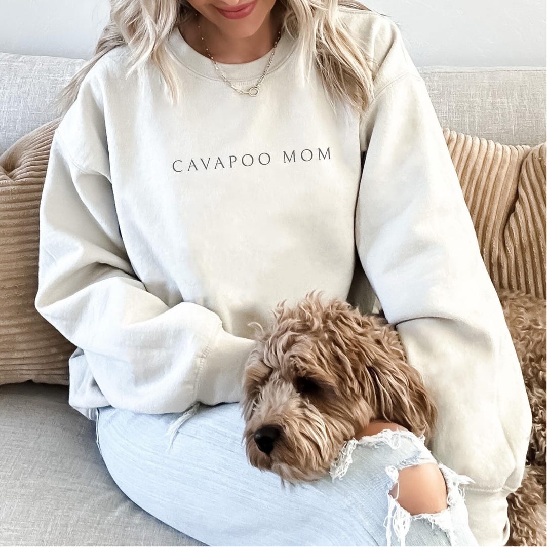 Custom Cavapoo Social Club Sweatshirt, Cavapoo Sweatshirt, Cavapoo ...