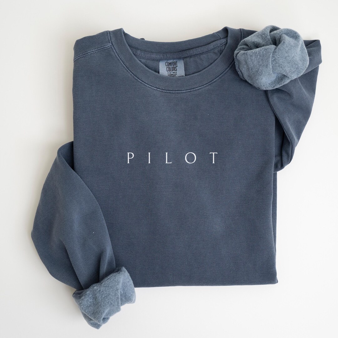 Comfort Colors Pilot Sweatshirt, Pilot Tshirt, Pilot Shirt, Pilot ...