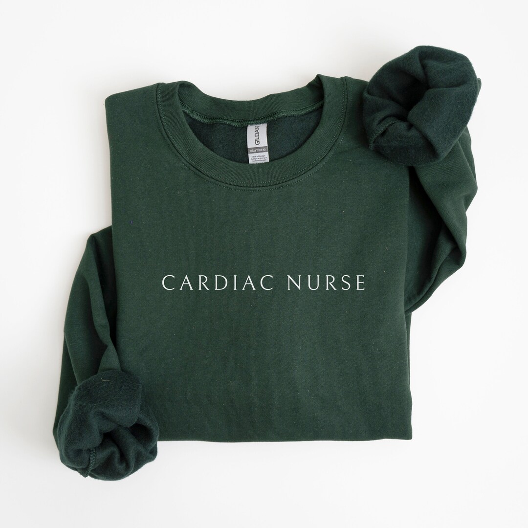 Cardiac Rehab Nurse Sweatshirt Comfort Colors Cardiac Nurse Sweater ...