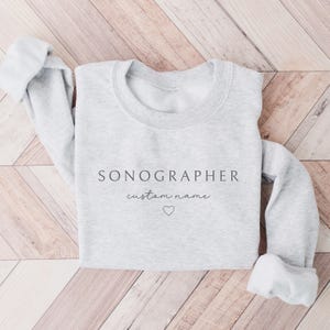 Sonographer Sweatshirt, Ultrasound Technologist Hoodie, Sonography Tech ...
