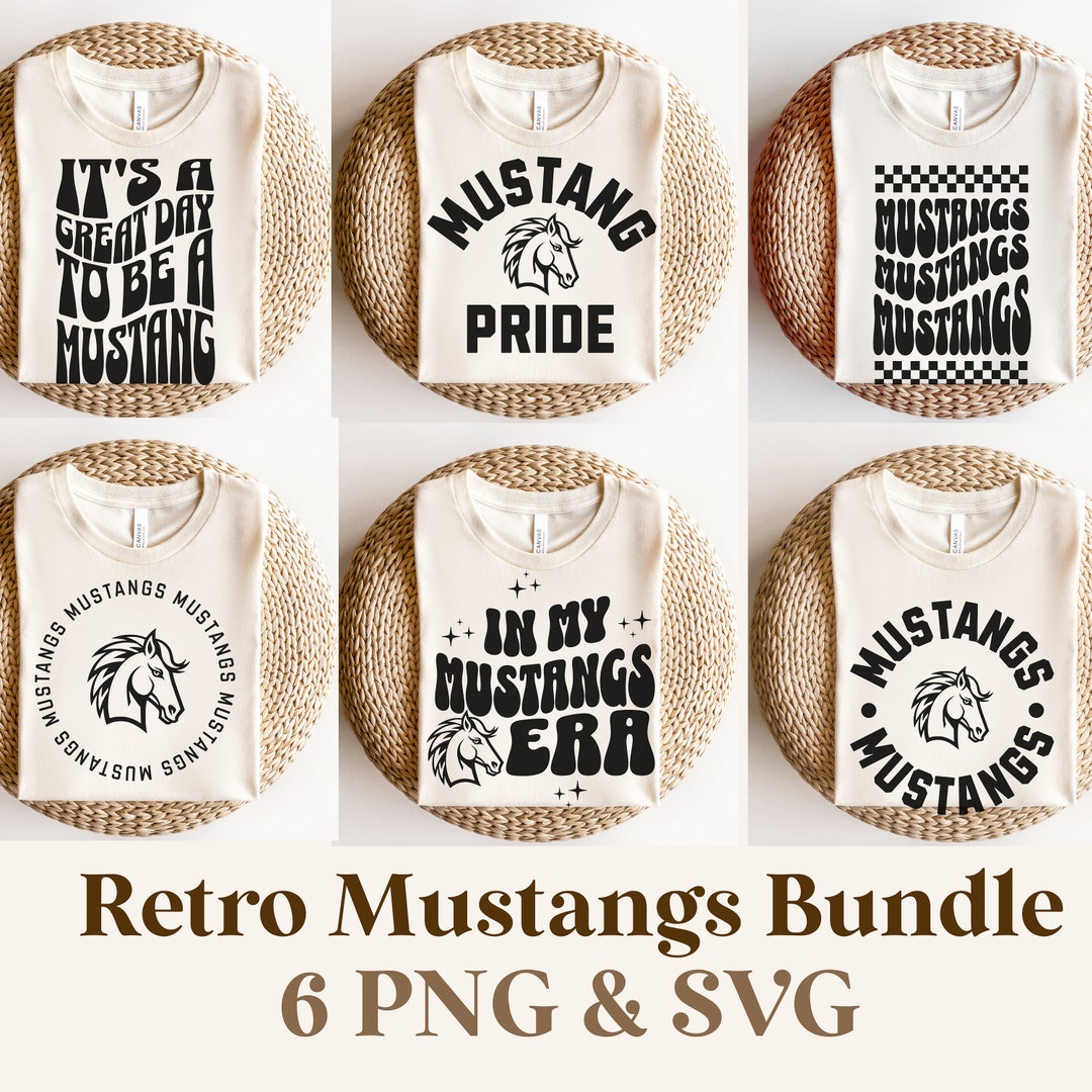 Mustangs Svg Bundle, Mustang Team Spirit Svg, School Mascot Svg, Game ...