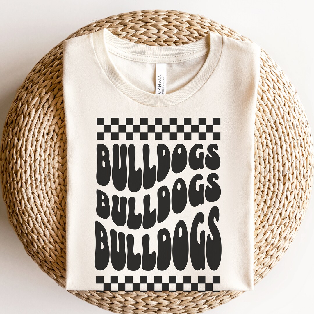 Custom Retro Bulldogs Font Svg, Bulldogs Custom Football Design Png ...