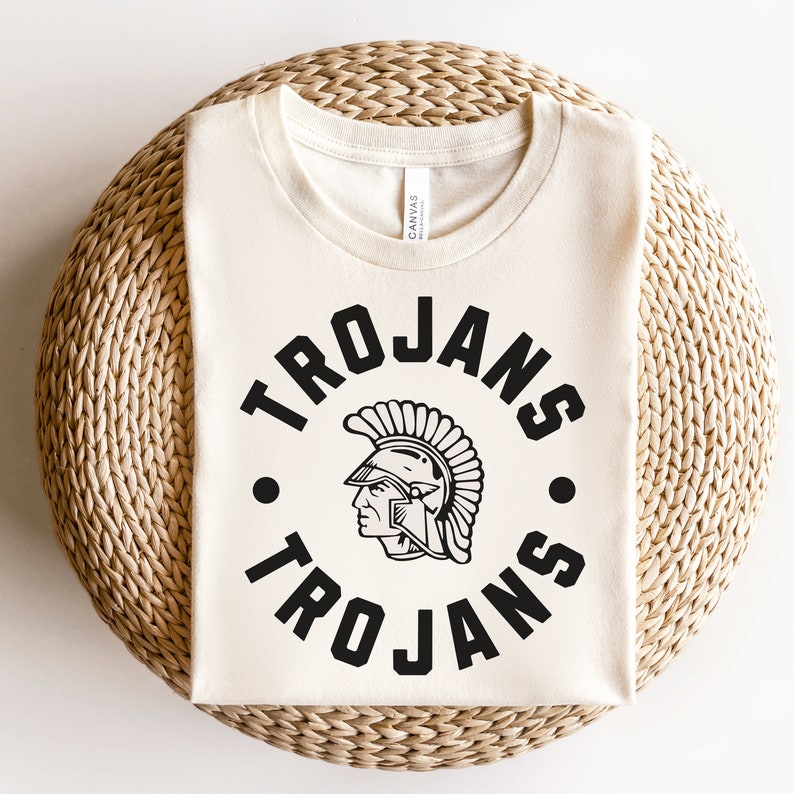 Trojan Clipart, Trojans Mascot Svg, Shirt Design Digital Download ...